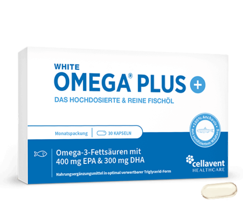 White Omega PLUS - Reines Fischöl mit EPA & DHA